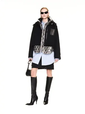 Off-White Arrows Layered Parka Coat
