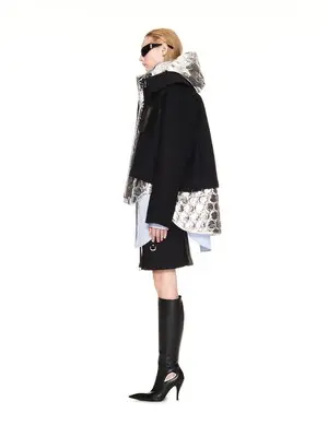 Off-White Arrows Layered Parka Coat