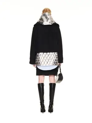 Off-White Arrows Layered Parka Coat