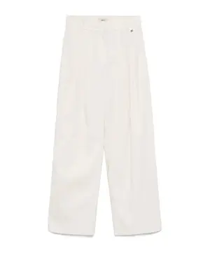 Herno Pleat-detailing Trousers - White