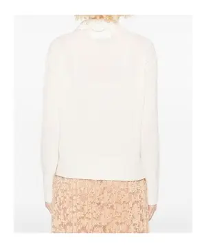 Ermanno Scervino Lace-trimmed Buttoned Cardigan