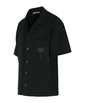 Palm Angels Palms Short-sleeved Bowling Shirt