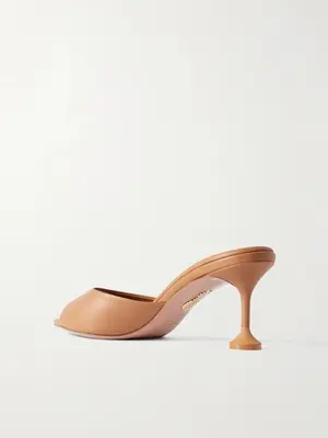 AQUAZZURA Bisous 65 Leather High-heeled Sandals