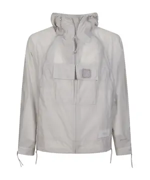C.P. COMPANY Hooded Utility Jacket - Grey