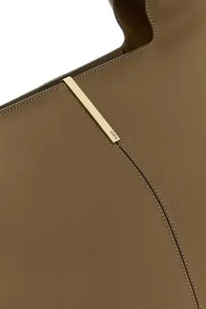 TOD'S Logo Plaque Medium-small Shopping Bag