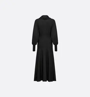 Dior Mid-length Dress With Removable Ruched Collar