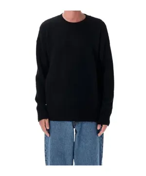 ROBERTO COLLINA Casentino Crewneck Sweater - Black