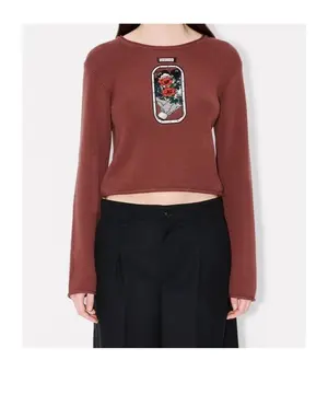 Kenzo Cotton Jumper With Graphic Motif
