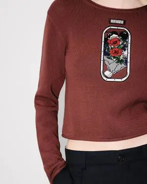 Kenzo Cotton Jumper With Graphic Motif