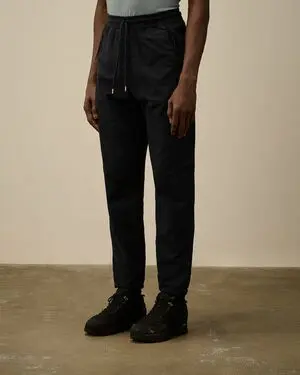 C.P. COMPANY Logo Printed Drawstring Sweatpants