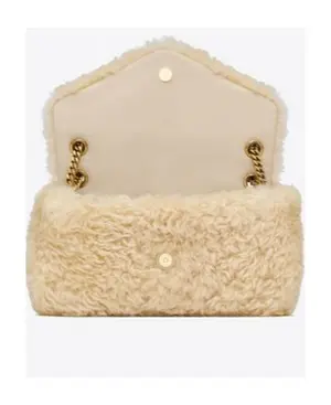 Saint Laurent Calypso Logo Plaque Shoulder Bag