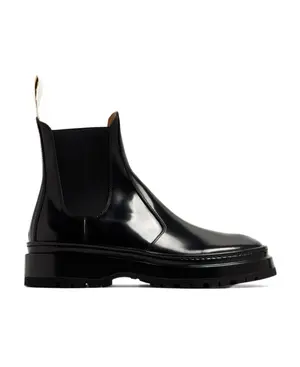 Jacquemus Les Chelsea Pavane Leather Boots - Black