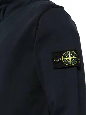 Stone Island Logo Patch Half-zip Sweatshirt