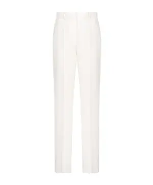 Dior Fitted Pants - White