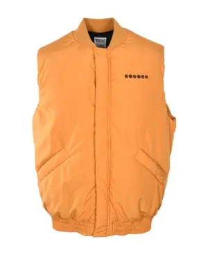 MARCELO BURLON COUNTY OF MILAN County Sugar Logo-print Padded Gilet