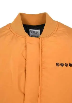 MARCELO BURLON COUNTY OF MILAN County Sugar Logo-print Padded Gilet