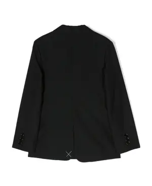 Off-White Single-breasted Logo-embroidered Blazer