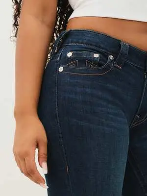 True Religion Billie Mid Rise Straight Jean