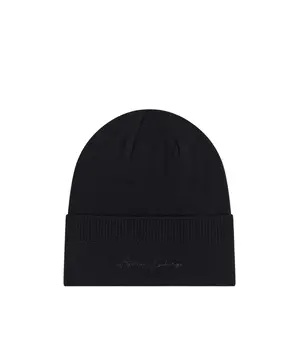 Armani Exchange Ribbed Beanie - Black