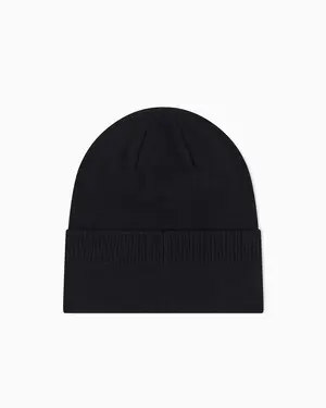 Armani Exchange Ribbed Beanie