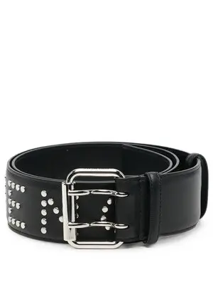 Givenchy Leather Belt With Studs - Black