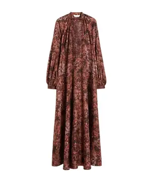 Max Mara Long Sleeve Dress - Bordeaux