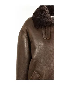 P.a.r.o.s.h Shearling-trimmed Jacket