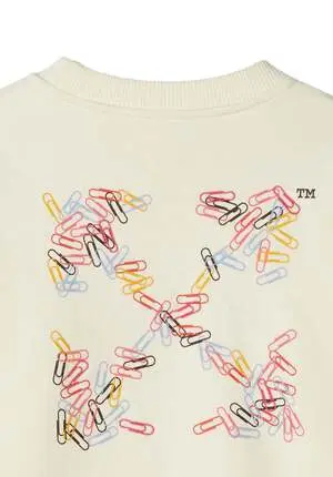 Off-White Logo-print Button-up Sweatshirt