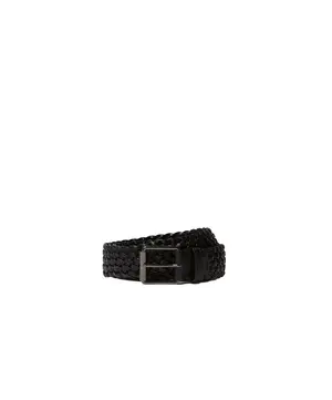 Stella McCartney Woven Buckle Belt - Black