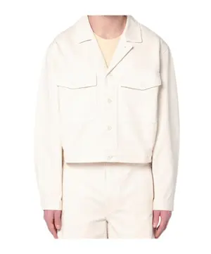 LEMAIRE Buttoned Cropped Denim Jacket