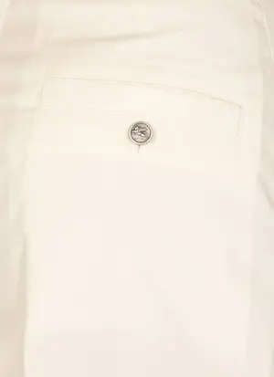 Etro High Waist Button Detailed Shorts