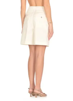 Etro High Waist Button Detailed Shorts