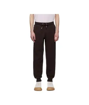 AMI Paris Logo-patch Track Pants - Eggplant