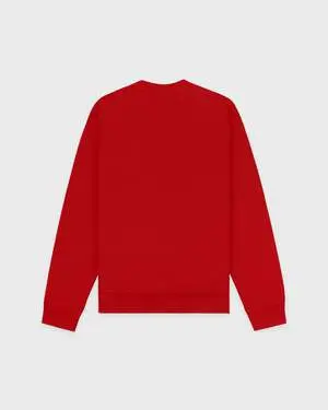 SPORTY  RICH Sporty & Rich Crewneck Sweatshirt With Letter Logo