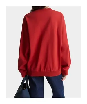 SPORTY  RICH Sporty & Rich Crewneck Sweatshirt With Letter Logo
