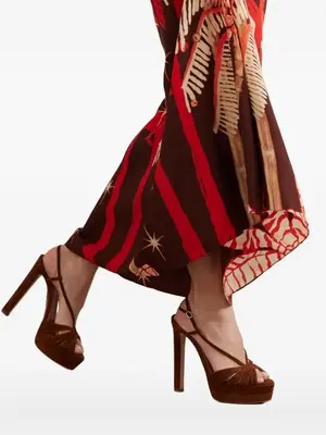 AQUAZZURA Aimée Platform Sandals
