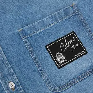 Celine Shirt In Cotton Denim