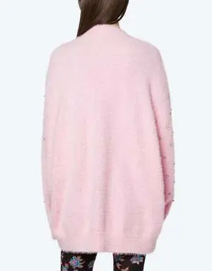 Philosophy Di Lorenzo Serafini Embellished Long Sleeve V-neck Cardigan