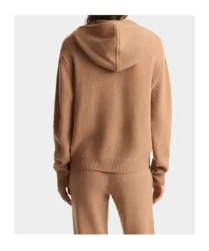 SPORTY  RICH Sporty & Rich Cashmere Zip Hoodie