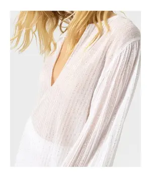 Missoni Balloon Sleeve Blouse - Green-brown