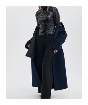 Rag & Bone Lucy Sequined Turtleneck Top