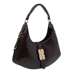 GANNI Embossed Shoulder Bag