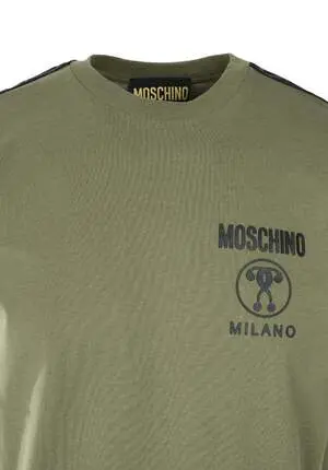 Moschino Double Question Mark Cotton T-shirt