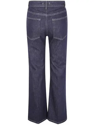 Seventy Buttoned Straight-leg Jeans