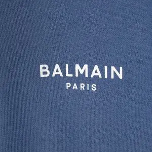 Balmain Logo-print Zipped Hoodie