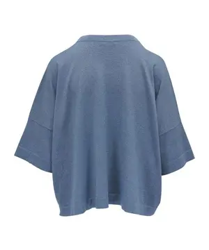 Brunello Cucinelli Boxy Knit Top