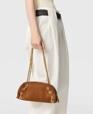 Stella McCartney Brandy Falabella Bowling Shoulder Bag