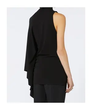 Sportmax Asymmetric Ruffled Top