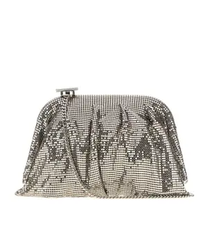 Benedetta Bruzziches Mini Chain-strap Clutch Bag - Crystal Silver