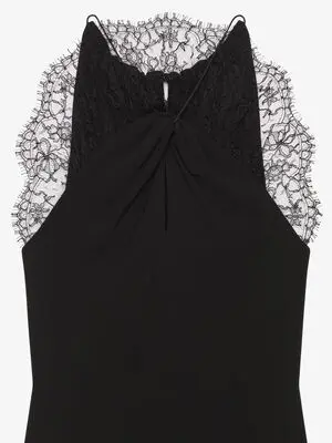 Givenchy Halterneck Lace Midi Dress